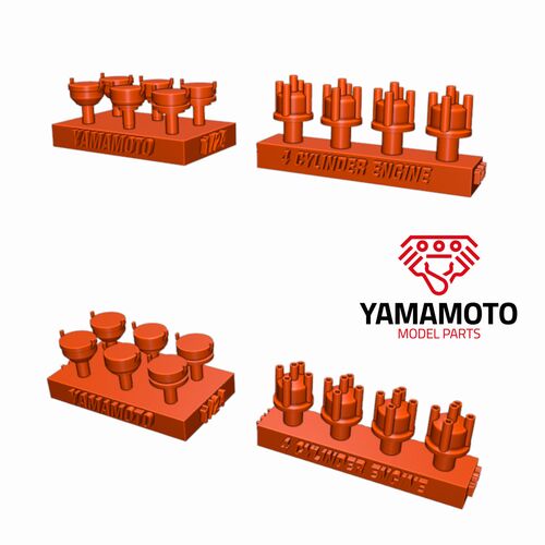 Yamamoto Model Parts TUN70 Zestaw 4 aparatów zapłonowych do 4 cylindrów