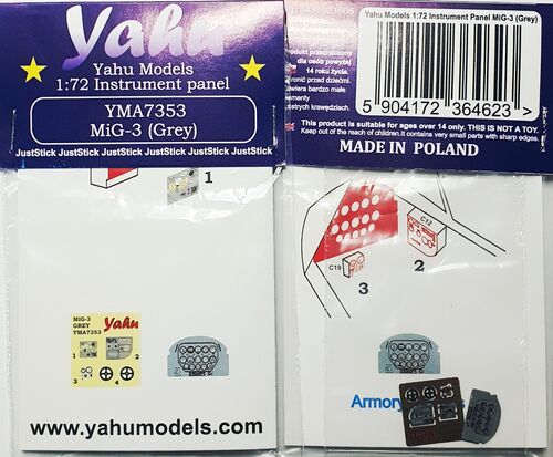 Yahu Models A7353 MiG-3 Early (Grey) (For Armory)