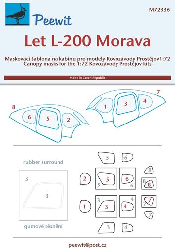 Peewit 72336 Let L-200 Morava (For Kovozavody Prostejov Kits)