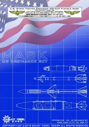 Galaxy-Model C48005 US Fighter Mounted Weapon - Separation Mask