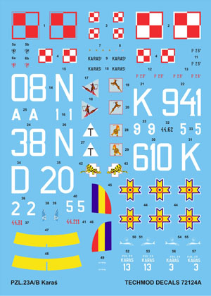 Techmod 72124 PZL-23A/B Karaś