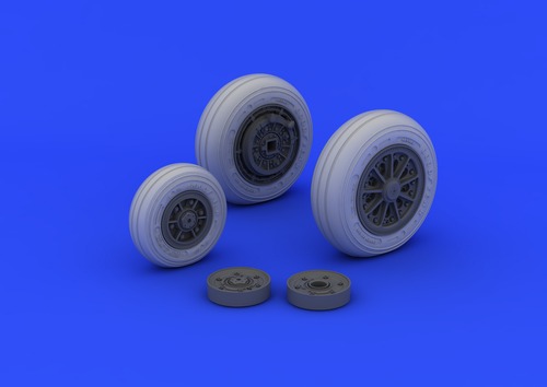 Eduard 632046 F-104 undercarriage wheels late Italeri 2504