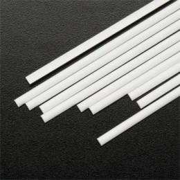 Plastruct 90883 PRĘT PÓŁOKRĄGŁY 1.3mm x 2.5mm x 250mm 1szt / 1 piece