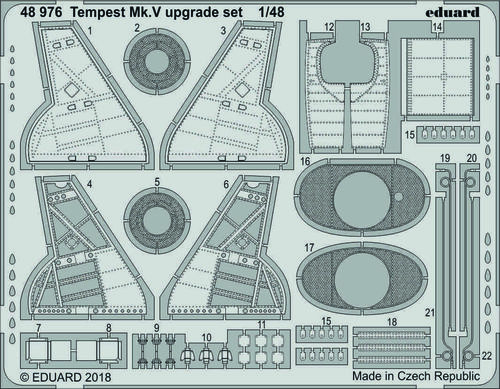 Eduard 48976 Tempest Mk.V upgrade set EDUARD
