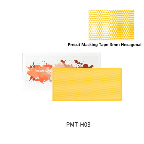 DSPIAE 56600 PMT-H03 3mm Precut Masking Tape - 3mm Hexagonal