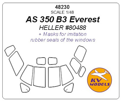 KV Models 48230 AS 350 B3 Everest (HELLER)