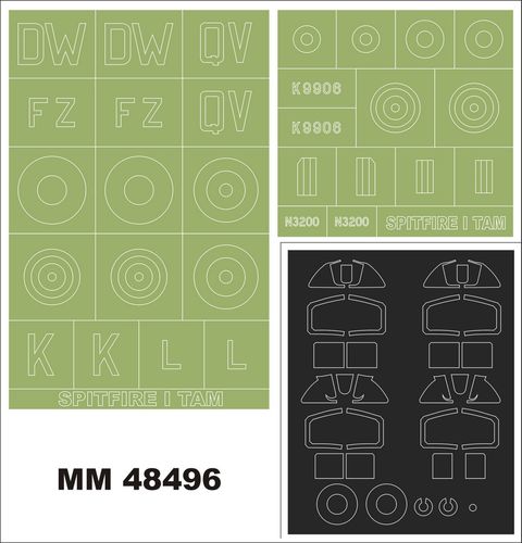 Montex MM48496 Spitfire Mk.I TAMIYA 61119