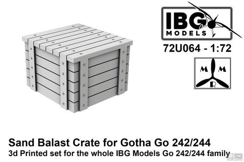 IBG 72U064 Sand Balast Crate For Gotha Go 242/244