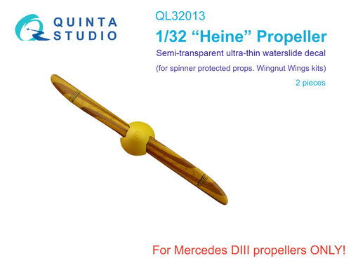 Quinta Studio QL32013 Wooden Propellers Heine (for Wingnut Wings kits)