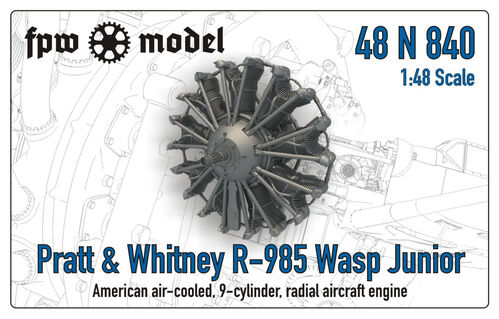 FPW Model 48N840 Pratt And Whitney R-985 Wasp Junior