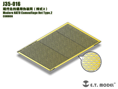ET Model J35-016 Modern NATO Camouflage Net Type 2