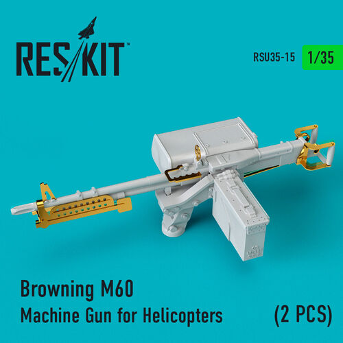 DISCONTINUED RES/KIT U35-0015 Browning M60 Machine Gun for Helicopters (2 pcs)