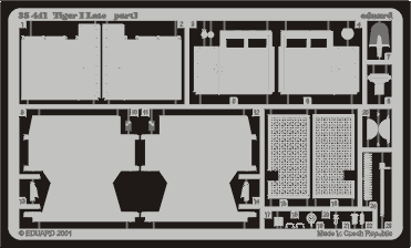 Eduard 35441 Tiger I late TAMIYA