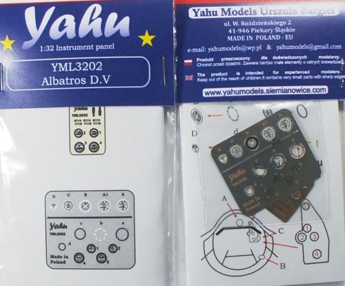 Yahu Models L3202 Albatros D.V Wingnut Wings