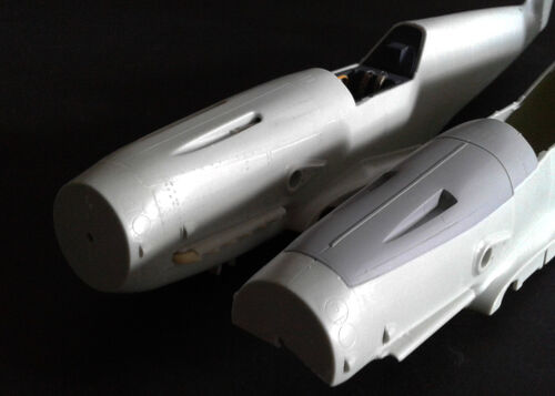 Aims 32P003 Messerschmitt Bf-109 G-10 - replacement upper cowl (designed to be used with Revell kits)