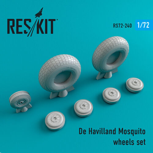 RES/KIT 72-0240 De Havilland Mosquito wheels set