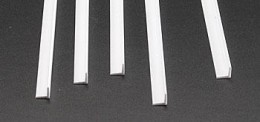 Plastruct 90506 Kształt "L" 6,4mm x 6,4mm x 0,9mm - 600mm 1szt / 1 piece