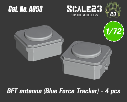 Scale23 72-A053 BFT antenna (Blue Force Tracker) - 4 pcs