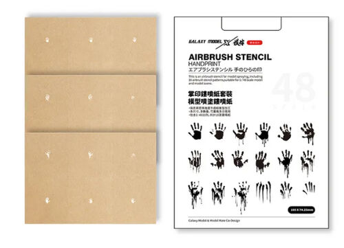 Galaxy-Model L00002 Airbrush stencil handprint