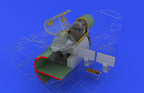 Eduard 648036 MiG-21MF interior late EDUARD
