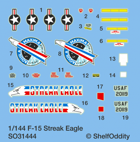 Shelf Oddity 3144004 F-15 Streak Eagle