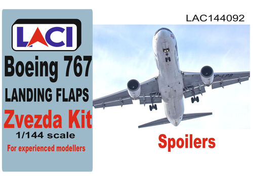LACI 144092 Boeing 767 Landing Flaps Spoilers for Zvezda kit