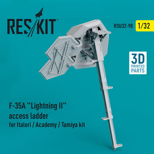 RES/KIT U32-0098 F-35A 'Lightning II' Access Ladder For Italeri/Academy/Tamiya Kits