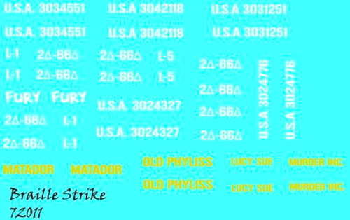 Braille Strike 72011 Fury Sherman tanks