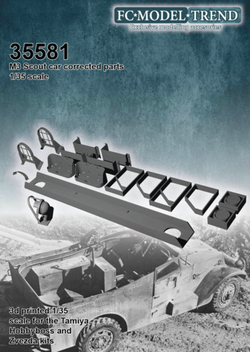 FC ModelTrend 35581 M3 Scout car details