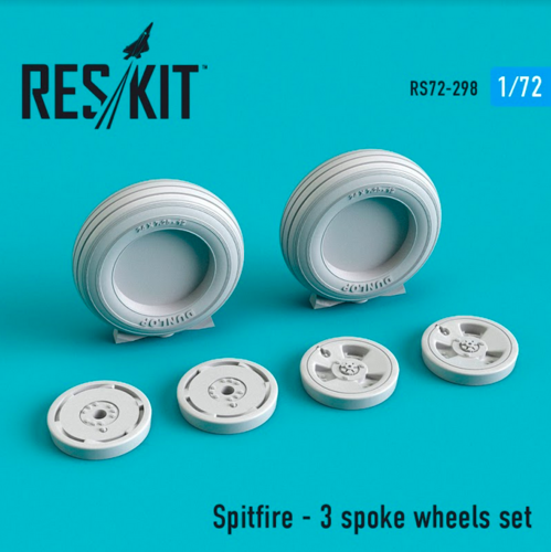 DISCONTINUED RES/KIT 72-0298 Spitfire - 3 spoke wheels set
