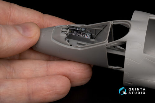 Quinta Studio QD48304 Harrier Gr.3 late - 3D-Printed & coloured Interior on decal paper (for Kinetic kits)