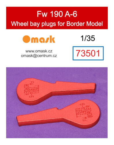 Omask 73501 Fw 190 A-6 Wheel Bay Plugs (For Border Model Bf-003)