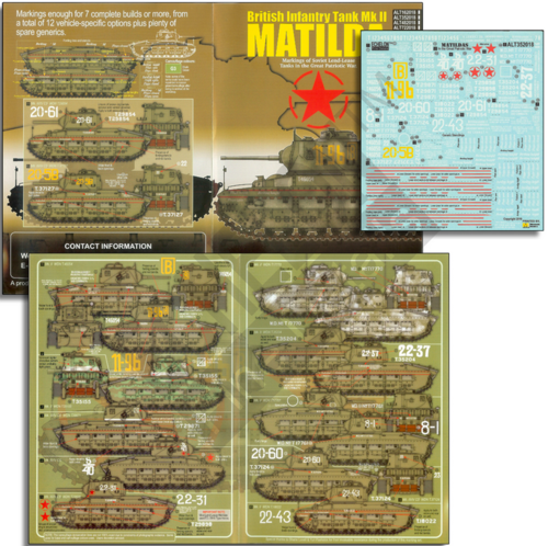 Echelon Fine Details ALT352018 Soviet Lend - Lease Matildas
