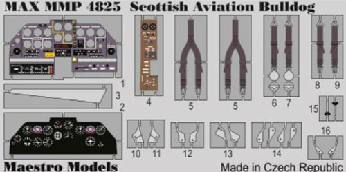Maestro Models P4825 SA Bulldog detail set