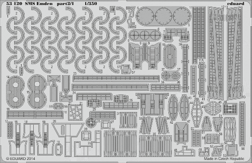 Eduard 53120 SMS Emden part 2 Revell