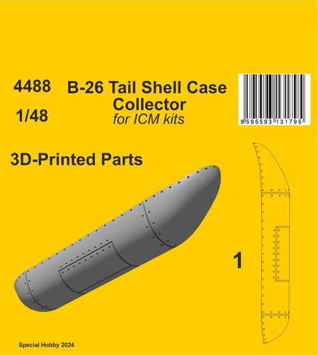 CMK K4488 B-26 Tail Shell Case Collector (For ICM Kits)