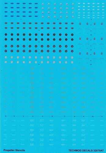 Techmod 32076 Propeller Logos and Stencils