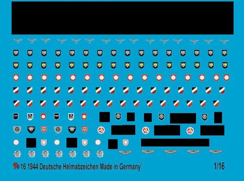 Peddinghaus-Decals 1944 German Steel Helmets Markings No. 1