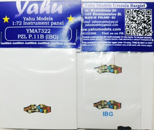 Yahu Models A7322 PZL P.11B (IBG)