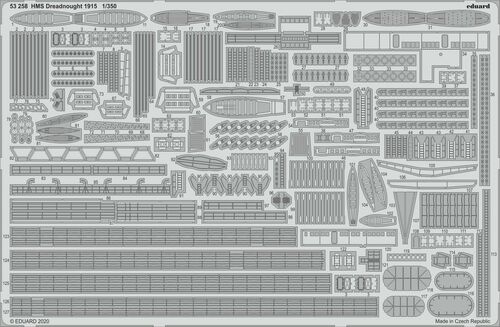 Eduard 53258 HMS Dreadnought 1915 TRUMPETER
