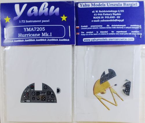 Yahu Models A7205 Hurricane Mk.I Airfix