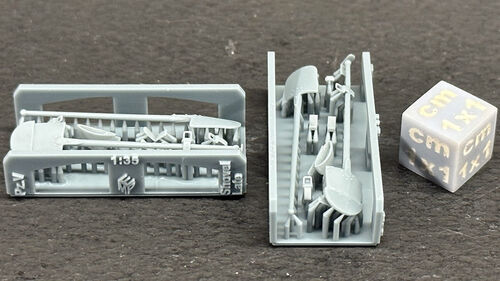 EMP3D 25040848 Pz.Kpfw. V Panther - Łopaty późne (zestaw 7 elementów)