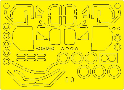 New Ware AM1234 Ka-52 Alligator BASIC Kabuki Masks For Zvezda 4830 Kit