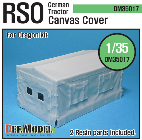 DEF Model DM35017 RSO Tractor Canvas Cover (for Dragon 1/35)