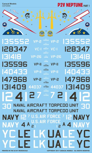 Caracal Models 72055 Lockheed P2V Neptune Part 1