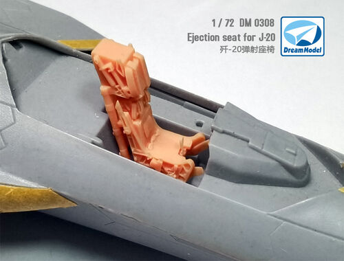 Dream Model 308 Ejection Seat for Chinese J-20 Mighty Dragon - 3D-Printed (for Trumpeter kits)