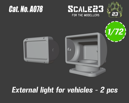 Scale23 72-A078 External light for vehicles - 2 pcs