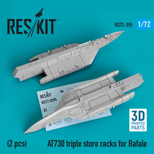 RES/KIT 72-0395 AT730 Triple Store Racks For Rafale (2 pcs) (3D Printing)