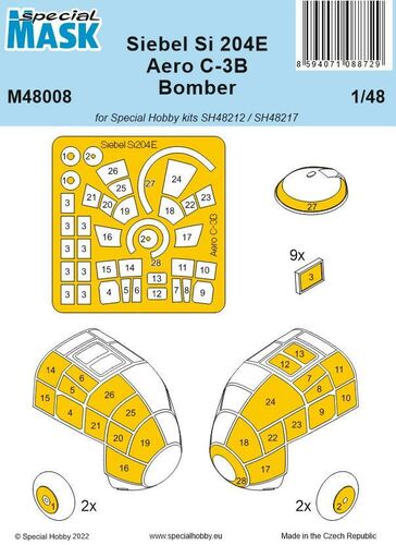 Special Hobby M48008 Siebel Si 204E Aero C-3B Bomber (for Special Hobby kits SH48212 / SH48217)