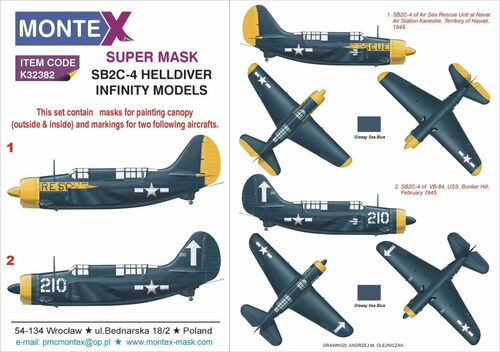 Montex K32382 SB2C-4 Helldiver INFINITY